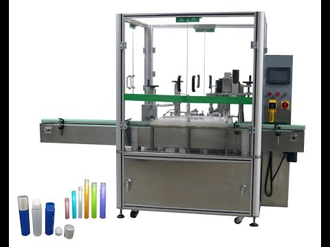 automatic rotary essential oil filling capping machine/equipment - YouTube