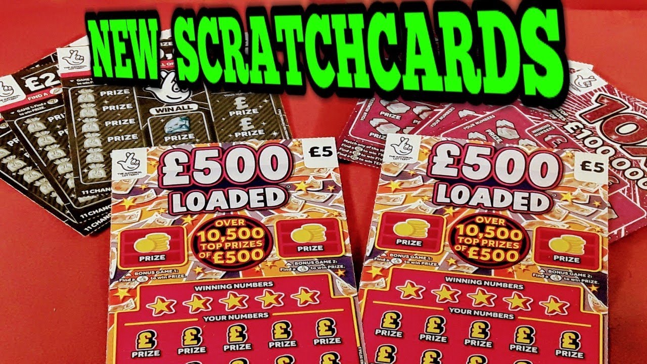 NEW SCRATCHCARDS ."NEW £500 LOADED".....10X CASH ..WIN ALL...£100,000 ...
