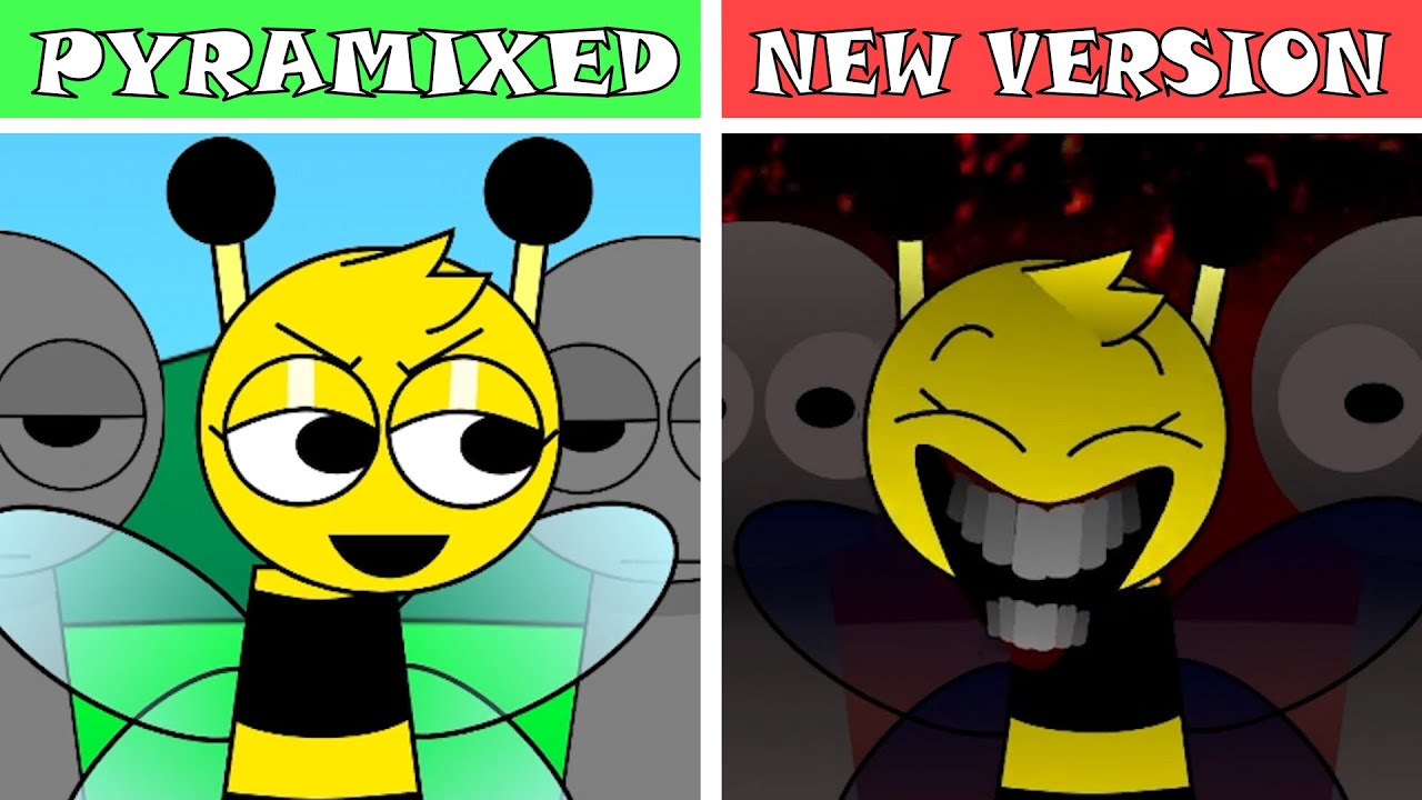 Incredibox - Sprunki Pyramixed But Simon Bee ! EXTRA BONUS CHARACTERS ...