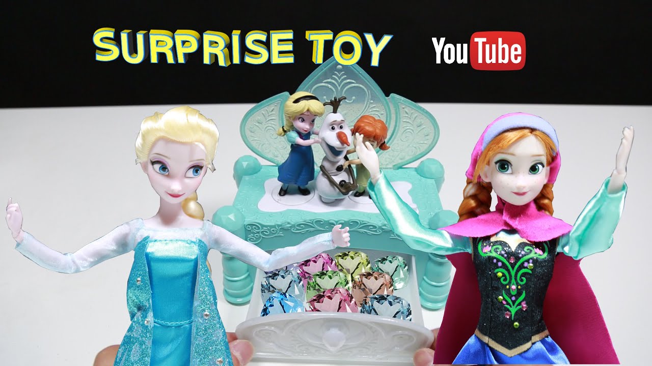 Disney Frozen Jewelry Box Toy _ замороженные игрушка _ 冰冻 玩具的 _ 겨울왕국 ...