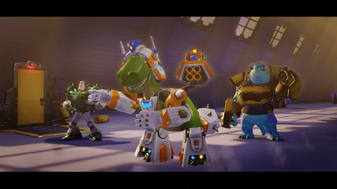 Mirrorverse - Team Sully, Buzz Lightyear, Rex vs Fractured Woody - YouTube