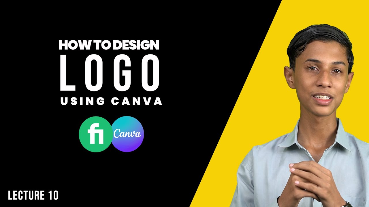How to design logo using Canva | Lecture 10 - YouTube