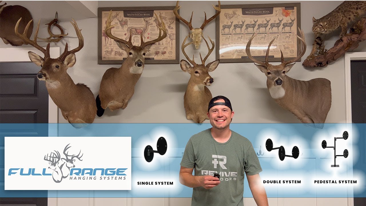 FULL RANGE HANGING SYSTEMS INSTALL TUTORIAL DEMO For DEER MOUNTS FULL RANGE HANGING SYSTEMS INSTALL TUTORIAL DEMO For DEER MOUNTS