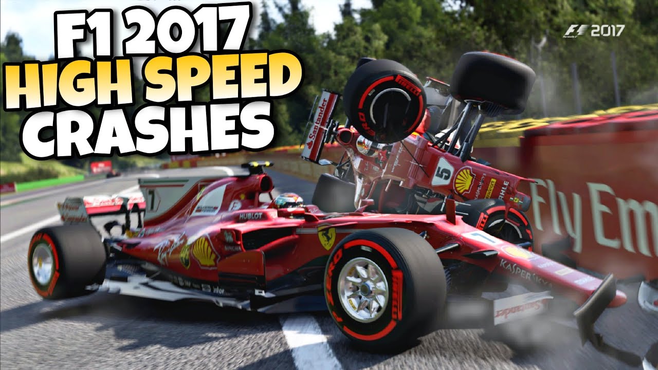 F1 2017 HIGH SPEED CRASHES - YouTube