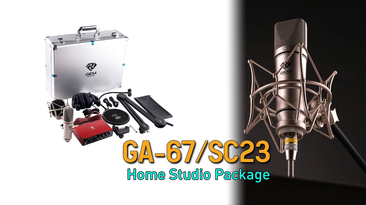 GA-67/SC23, Home Studio Package - YouTube