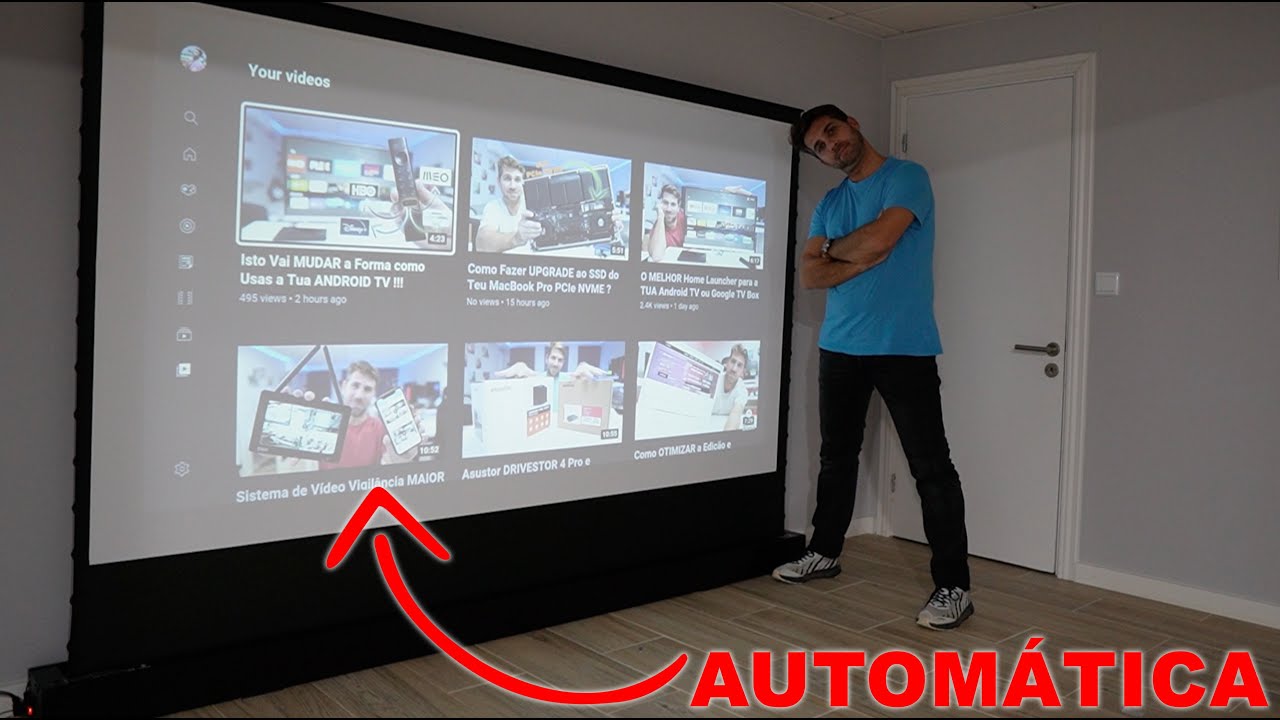 Tela Para Projetor 100 Polegadas - RETOEDU