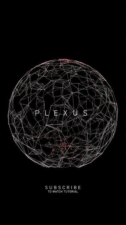 Plexus animation | Spherical field | #shorts - YouTube