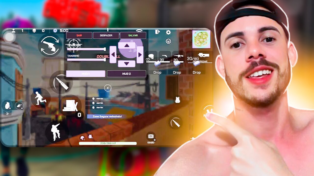 (HANDCAM) ESSE É O MELHOR HUD PRA JOGAR EL HERO NO MOBILE 😯🔥 - YouTube