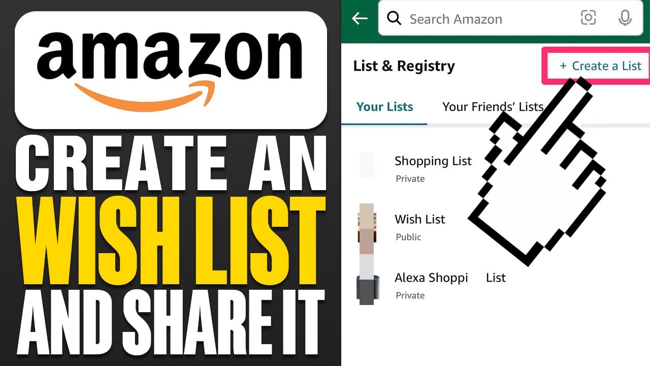 How To Create an Amazon Wish List And Share it (2025) - YouTube