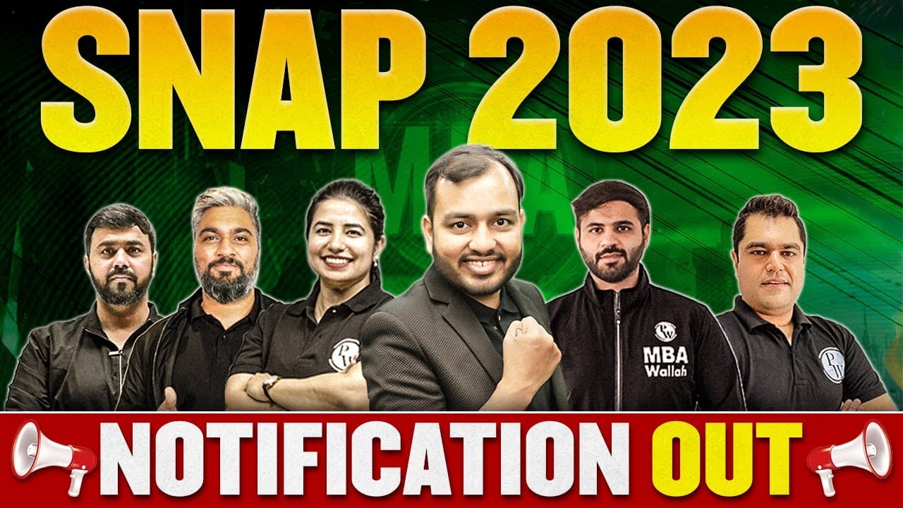 SNAP 2023 Notification Out | Important dates | Eligibility | Exam ...