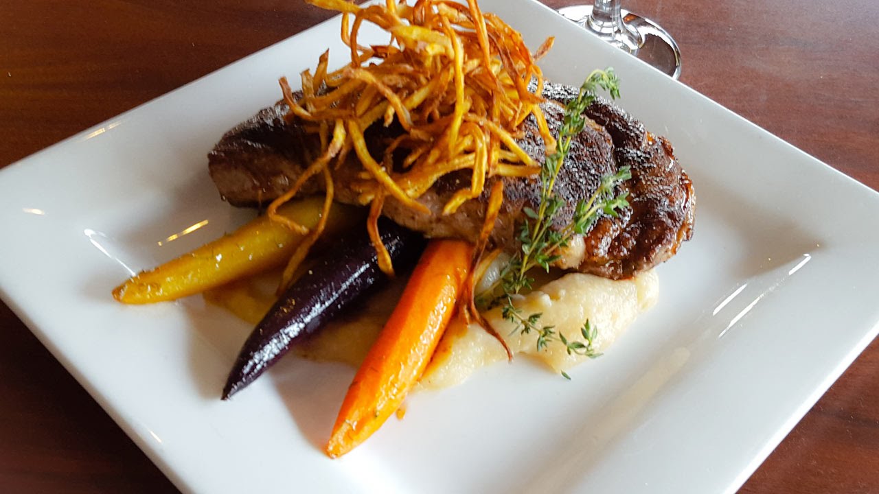 Coffee Ancho Spice Rubbed Double R Ranch Rib Eye Steak - YouTube