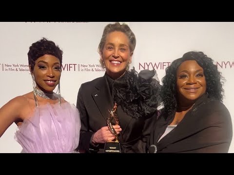 Sharon Stone Interview at the NYWIFT Muse Awards - YouTube