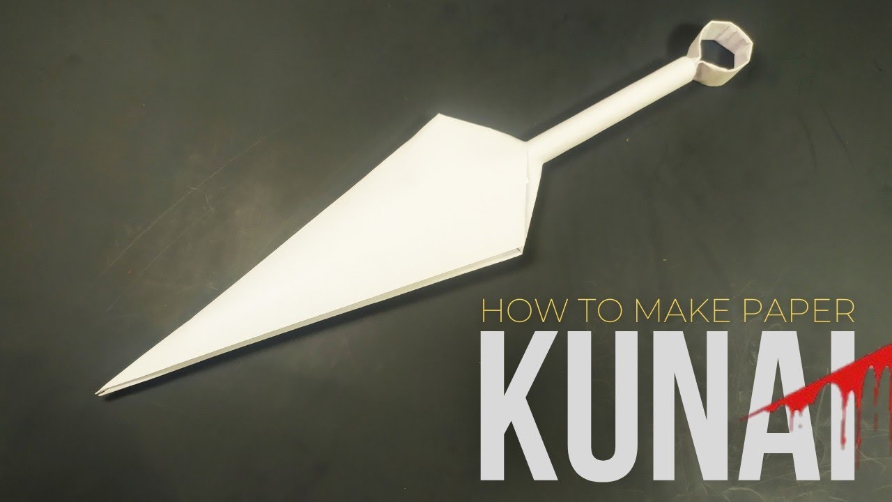 How To Make KUNAI Easy Paper Kunai KUNAI ORIGAMI YouTube how-to-make-kunai-easy-paper-kunai-kunai-origami-youtube