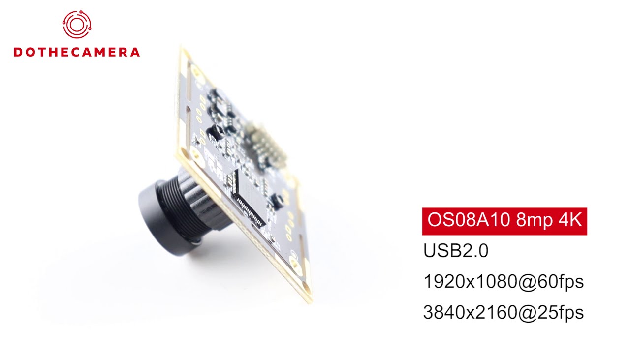 8mp USB Camera Module OS08A10 Omnivision Sensor 4K@25fps - YouTube