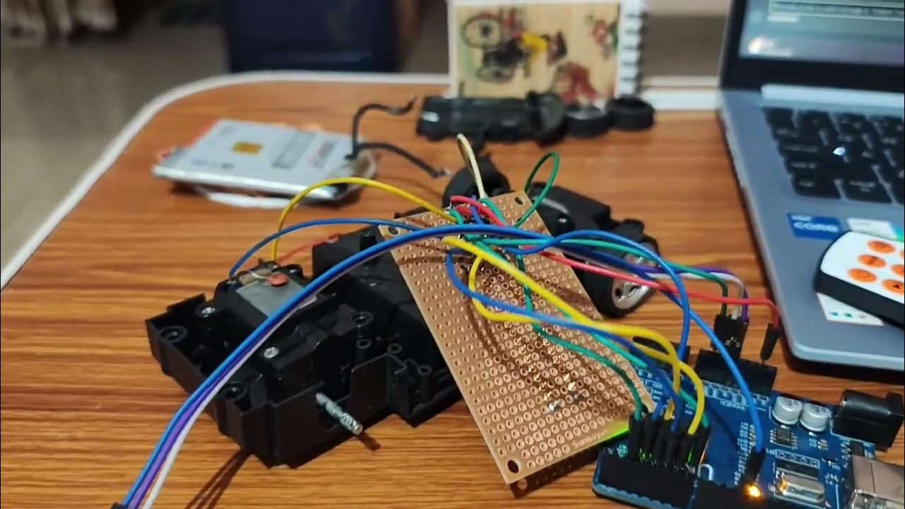 Arduino IR Controlled Car Using L293D Motor Driver #arduinouno #IRcontrolledcar #tech # ...