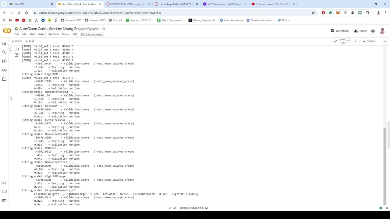 Quick Start AutoGluon by Nisarg Prajapati - YouTube