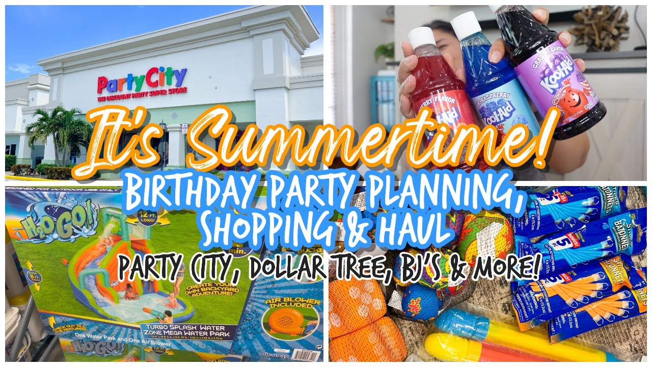 IT'S SUMMER TIME! BIRTHDAY PARTY & SUMMER FUN SHOPPING, PLANS & HAUL ...