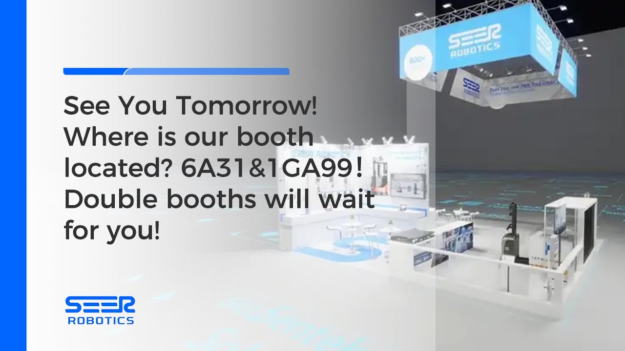 See You Tomorrow! Where is our booth located? 6A31&1GA99！Double booths ...