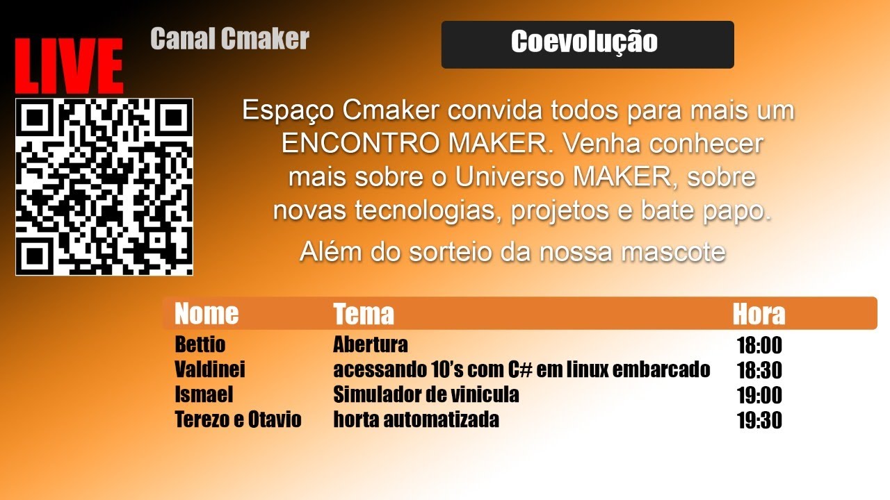 CMAKER AO VIVO - EmCtrl+Maker 04/07 - YouTube