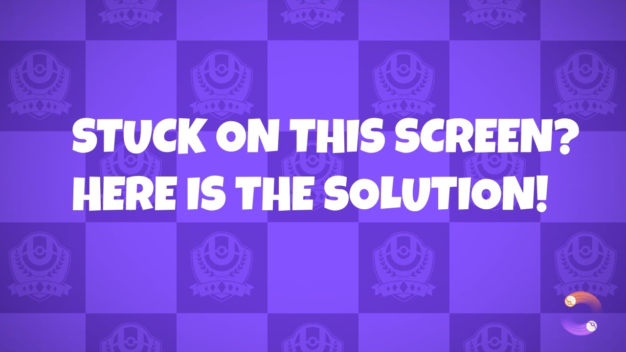 How to fix Pokémon Unite stuck in purple screen (loading) - YouTube
