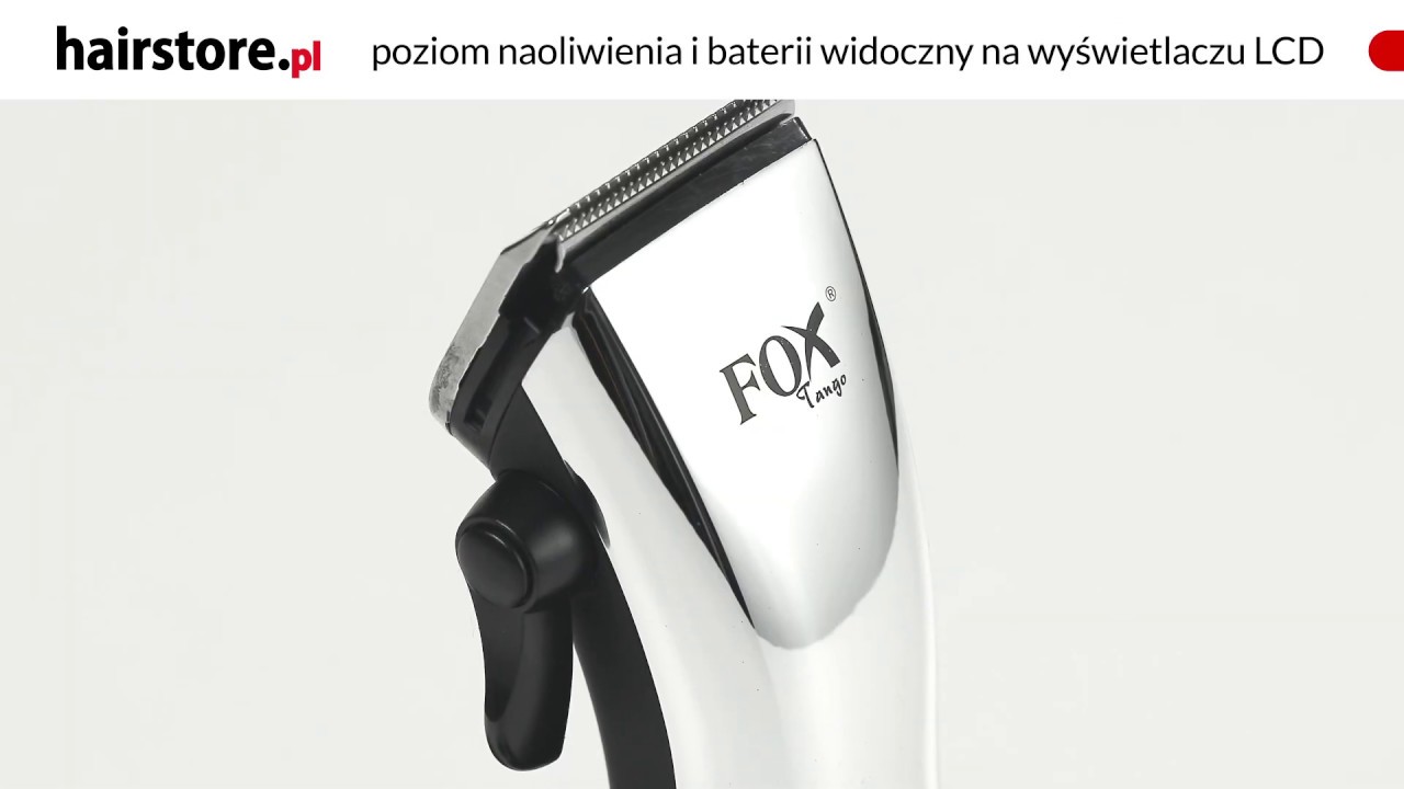 Fox Tango, bezprzewodowa maszynka do włosów - YouTube