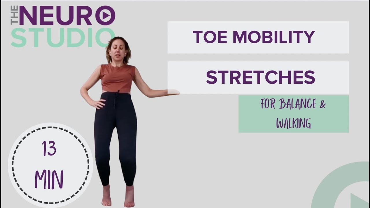 Standing Toe Stretches for Easier Walking - YouTube
