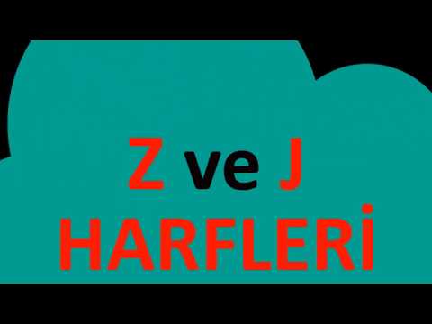 Zazaca Alfabe Ders: 1.7 (z ve j sesleri)