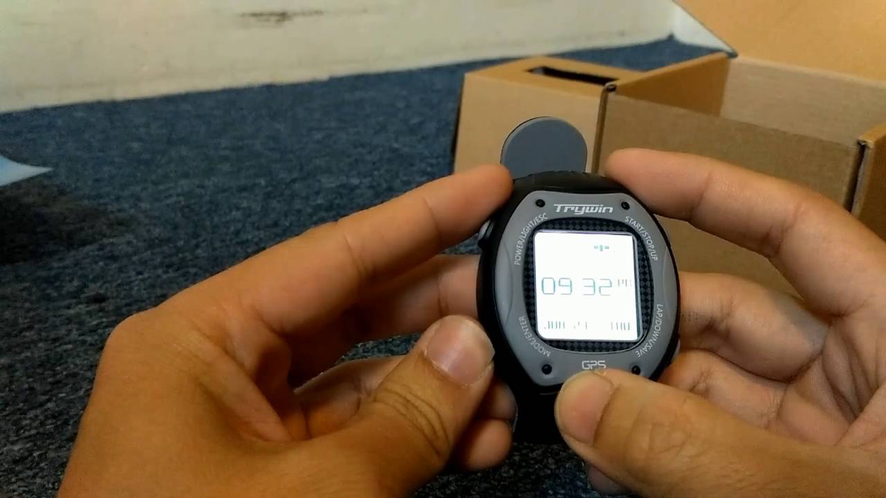 TRYWIN W3 gps watch - YouTube