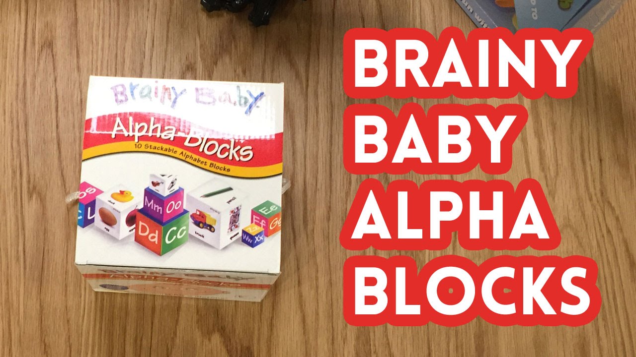 Brainy Baby Alpha Blocks 英文數字，字母盒子 - YouTube