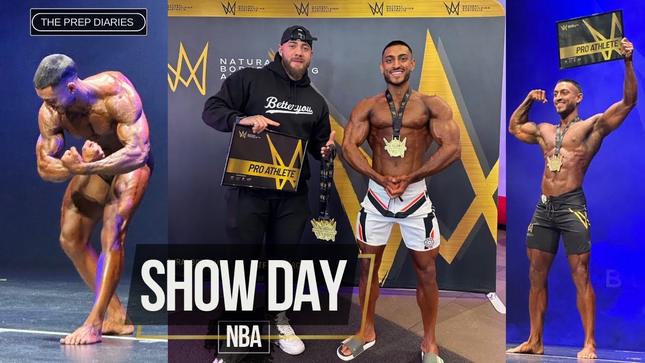 I GOT A WHAT?! - SHOW DAY NATURAL BODYBUILDING AUSTRALIA (NBA) - Prep ...