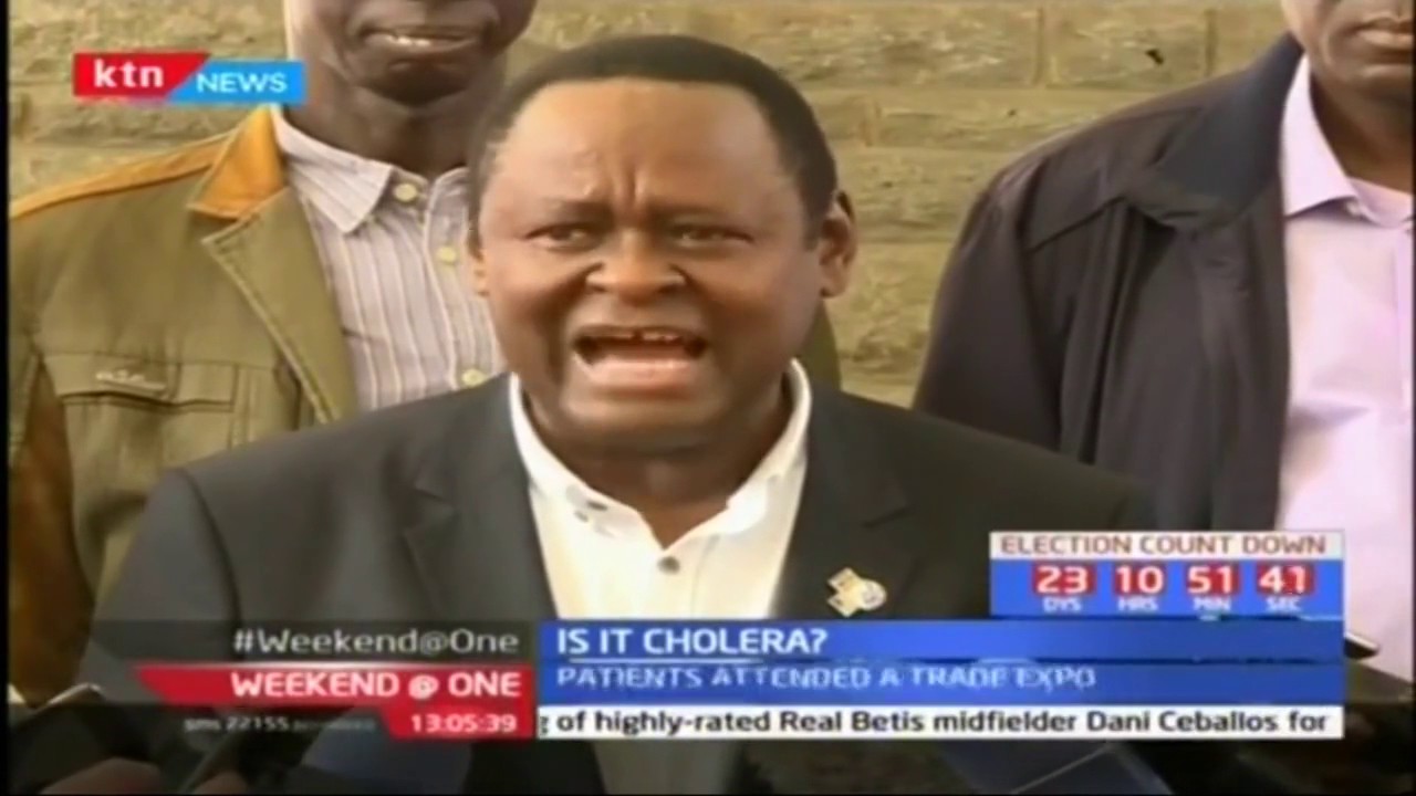 Nairobi CEC Dr Bernard Muia confirms the possibility of a Cholera ...