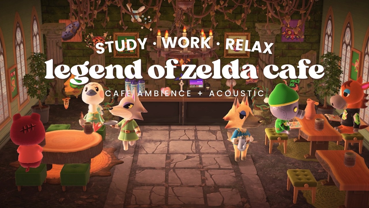 Legend of Zelda Inspired Café ⚔ 1 Hour Zelda Jazz Covers No Mid Ads ☕ ...