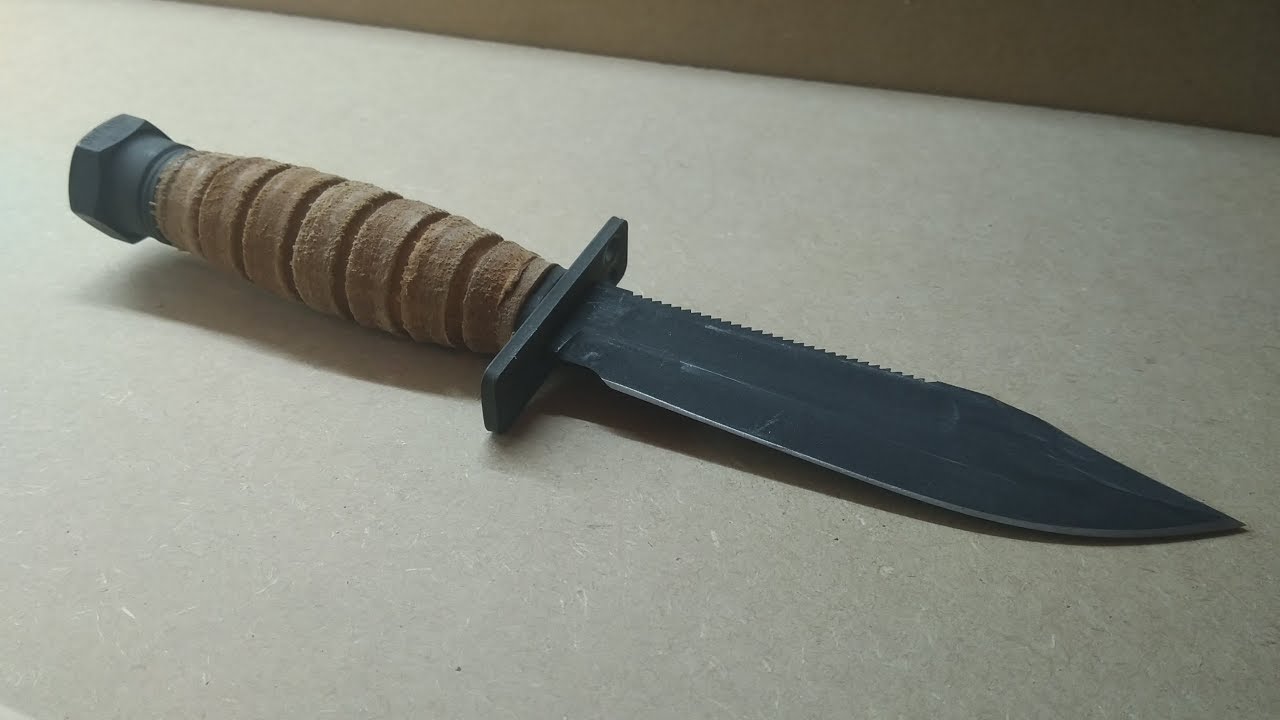 Ontario USAF Pilots Survival Knife. - YouTube