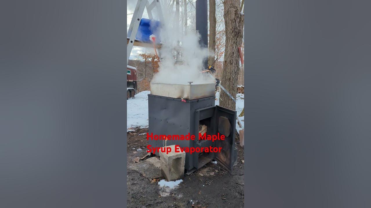 Homemade Maple Syrup Evaporator. #maplesyrup #diy #foryou - YouTube