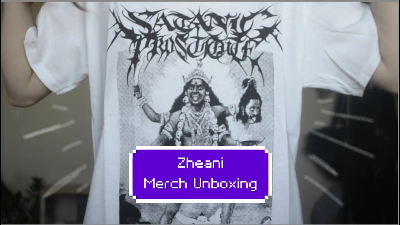 Zheani Merch Unboxing - YouTube