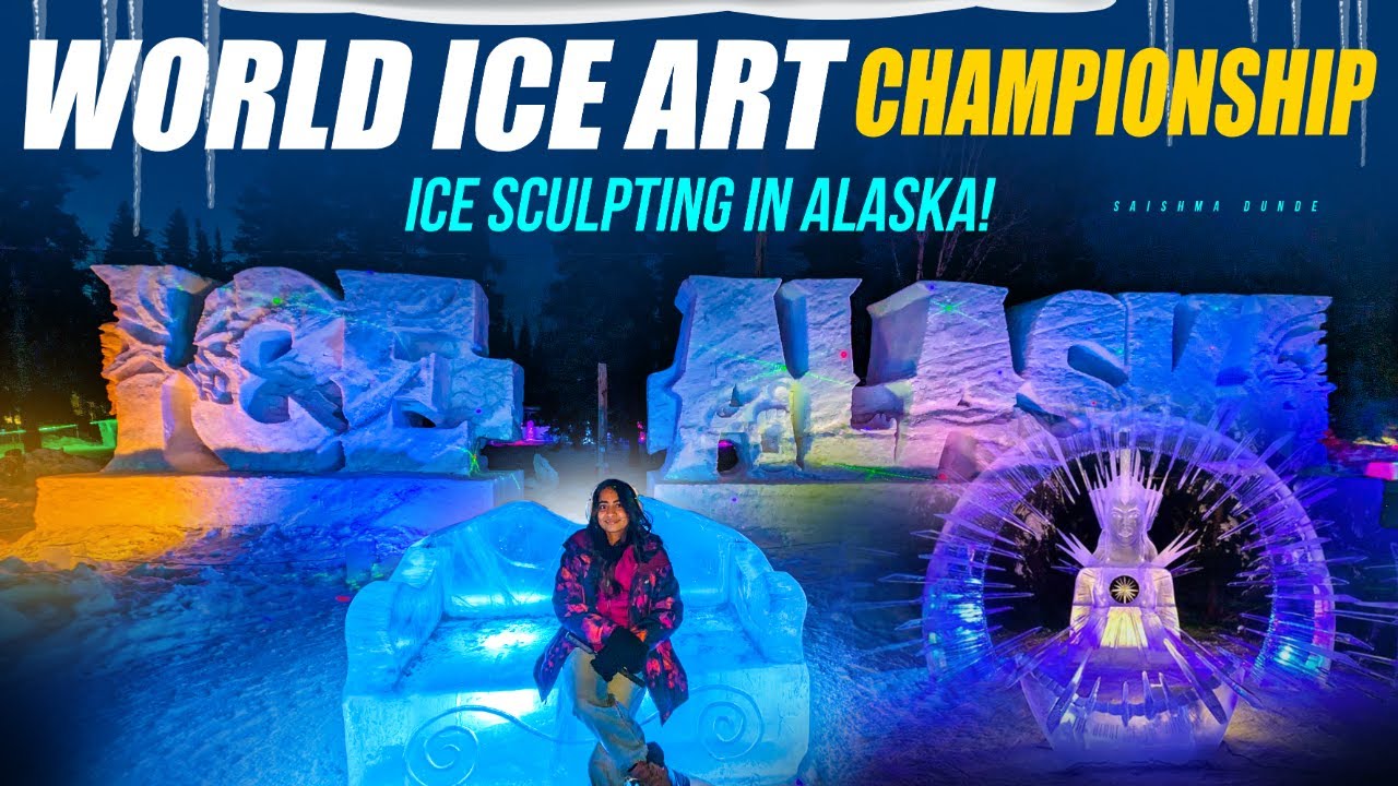 World Ice Art Championship in Alaska!! | Ice Sculpting | Telugu Vlogs ...