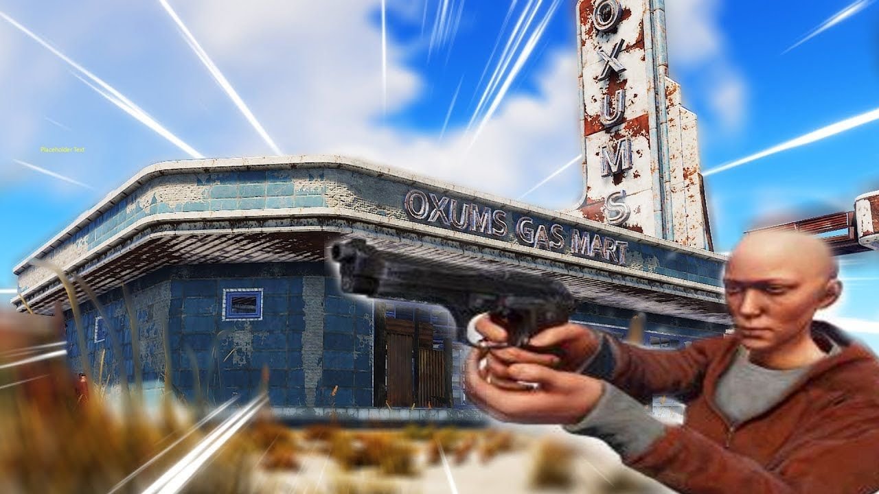 Gas Station TRAP BaSe in Rust - YouTube