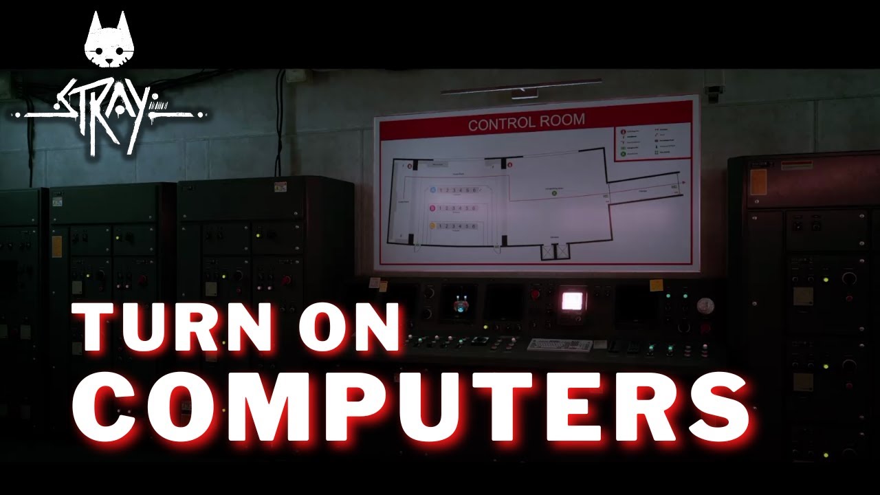 【Stray】 How to turn on the Computers in Control Room - YouTube