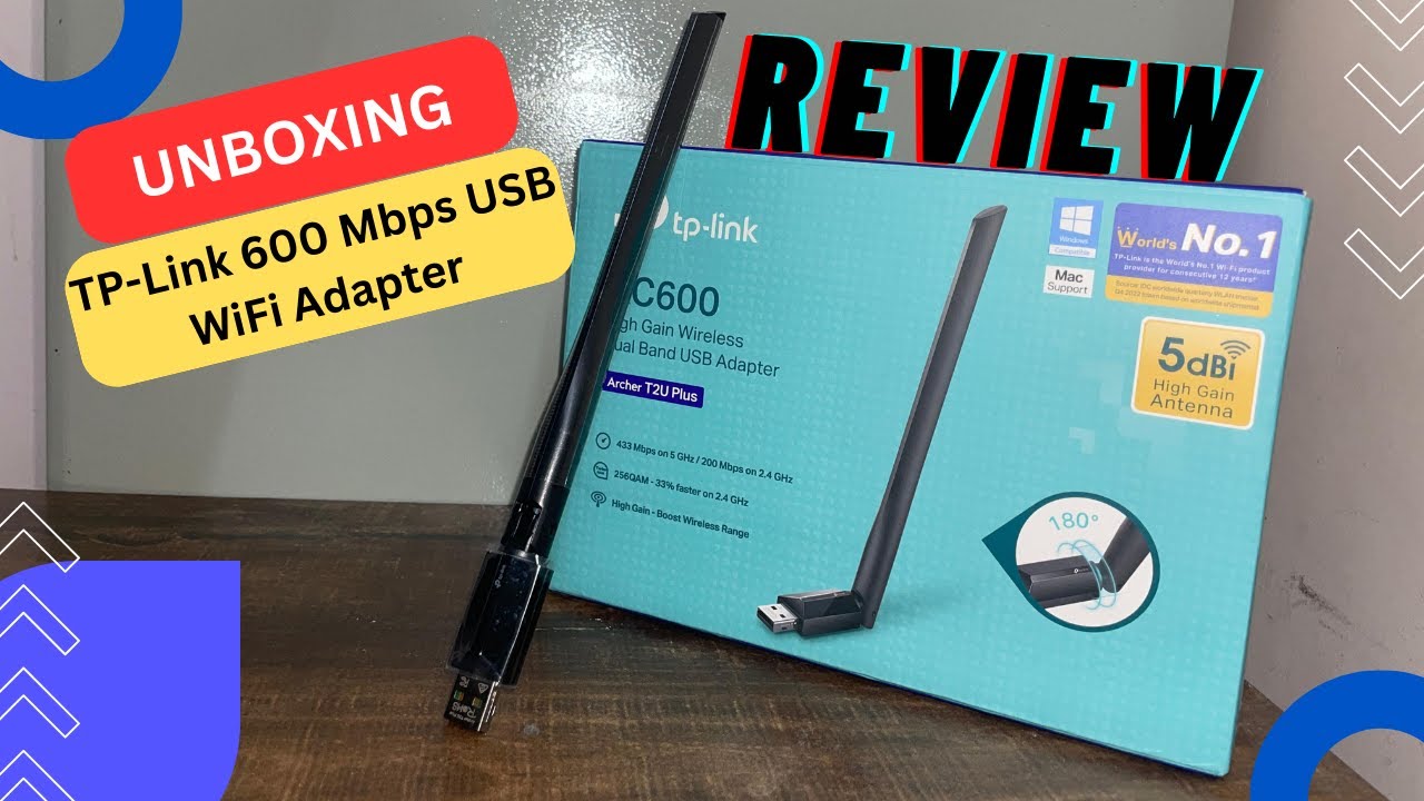 TP-Link AC 600 Mbps WiFi USB Adapter: Unboxing + Speed Test Results ...