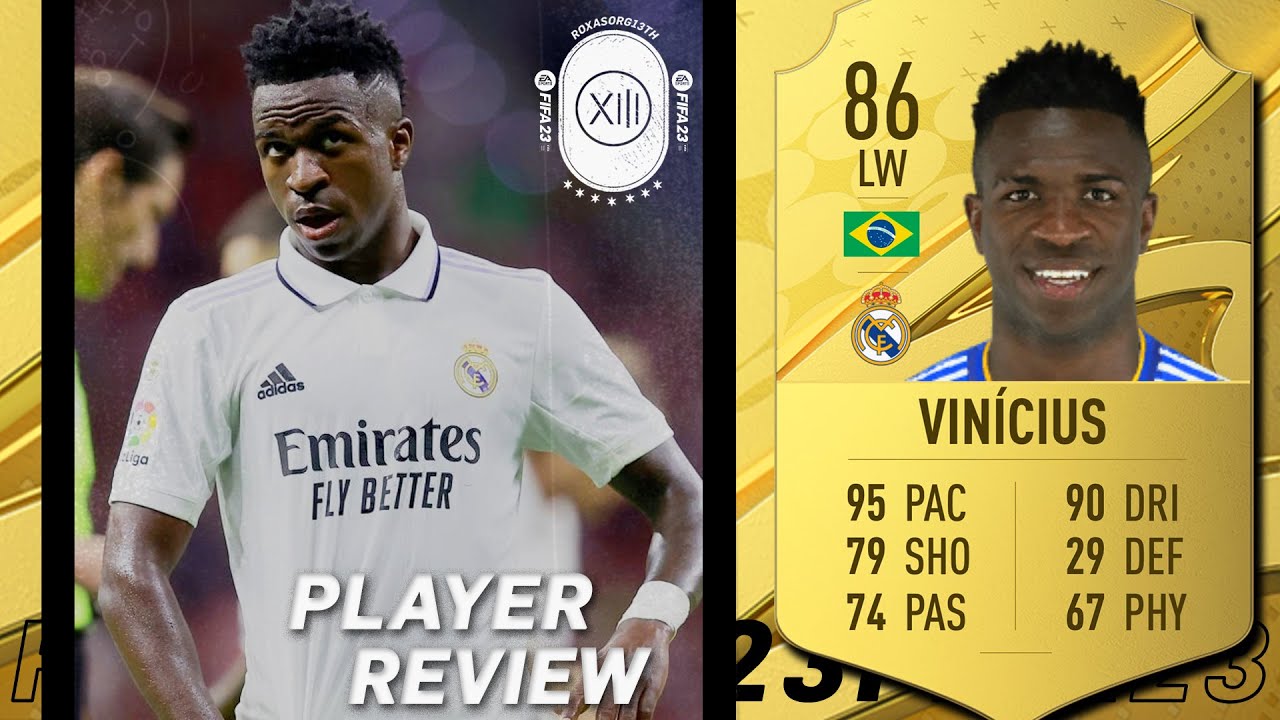 UNA DE LAS CARTAS CON MAS HYPE EN FIFA 23!! | VINICIUS JR 86 REVIEW ...