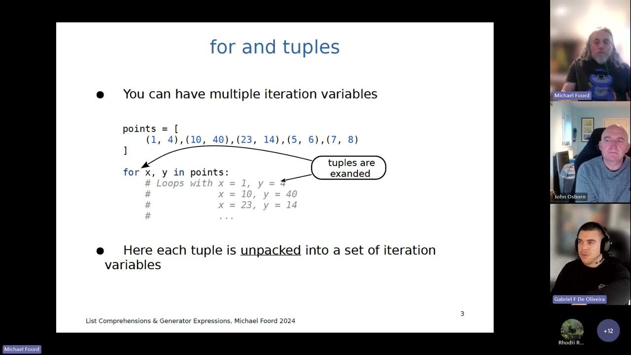 Python Knowledge Share: List Comprehensions, Generator Expressions & Function Signature - YouTube