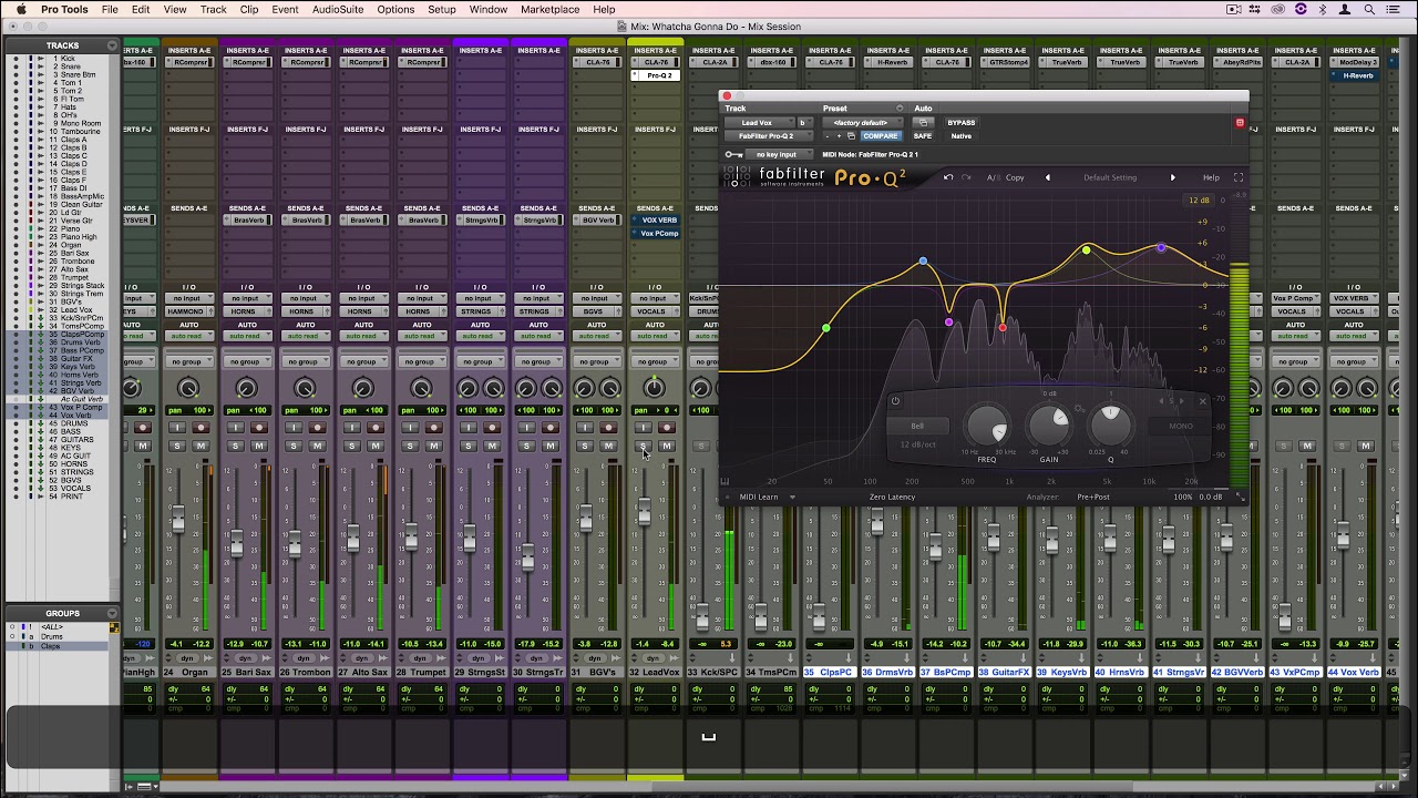 Lead Vocal Signal Chain in Pro Tools 2018 - YouTube