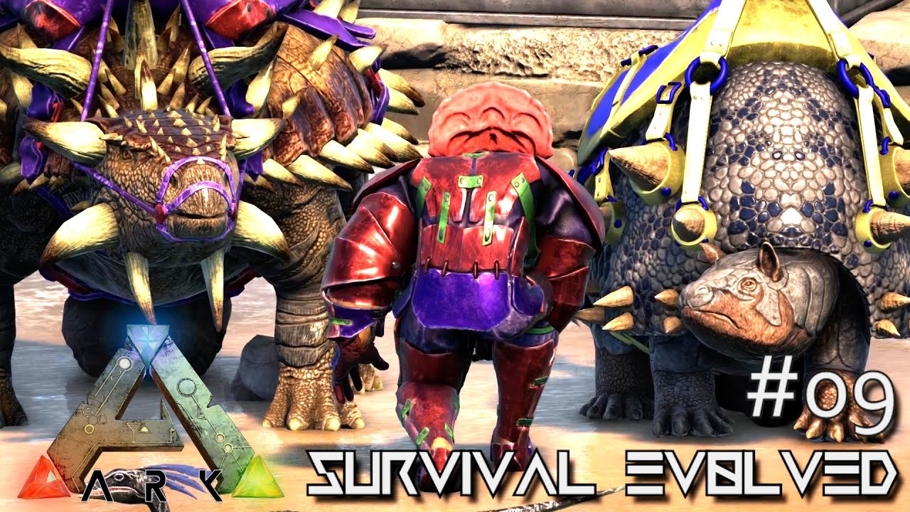 ARK: Survival Evolved - HEAVY HITTERS 150 ANKYLO & DOEDIC - SEASON 4 ...