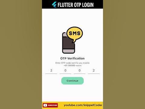 Flutter OTP Login Using NodeJS API #shorts - YouTube