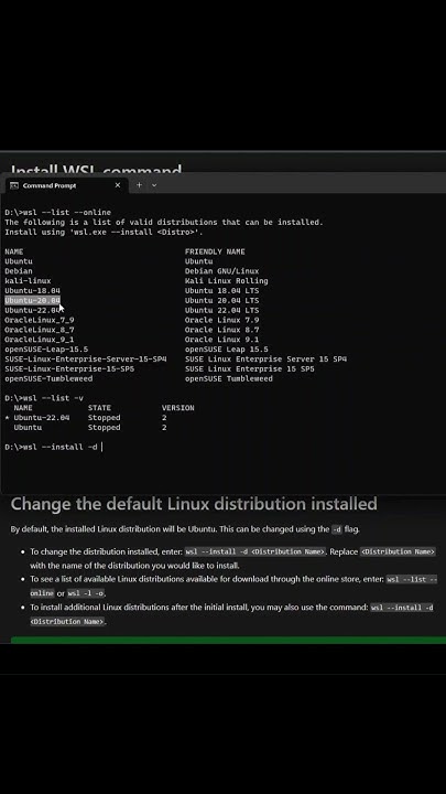 Install WSL on Windows 11 - YouTube