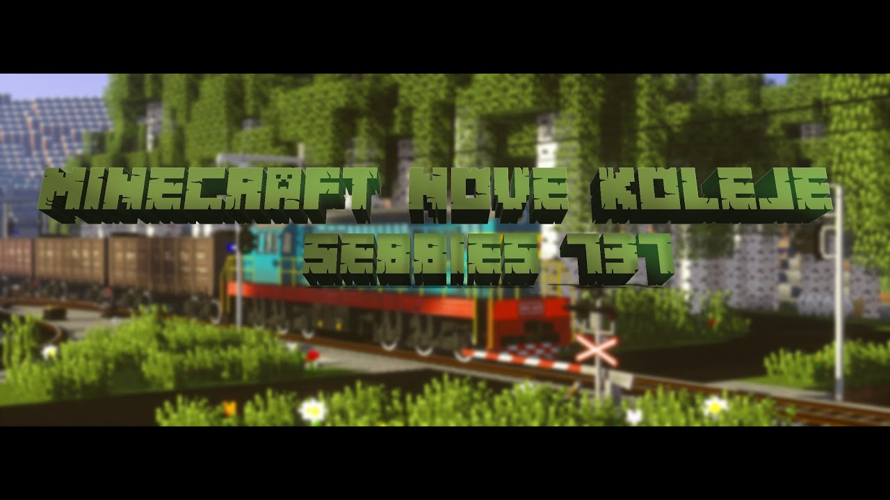 minecraft nové koleje (rtm) / RTM railways - YouTube