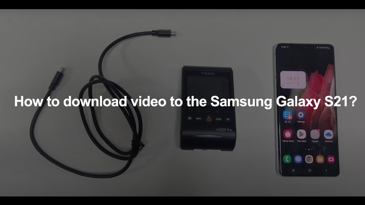 How to perform video download to your android smartphone via Type-C to ...