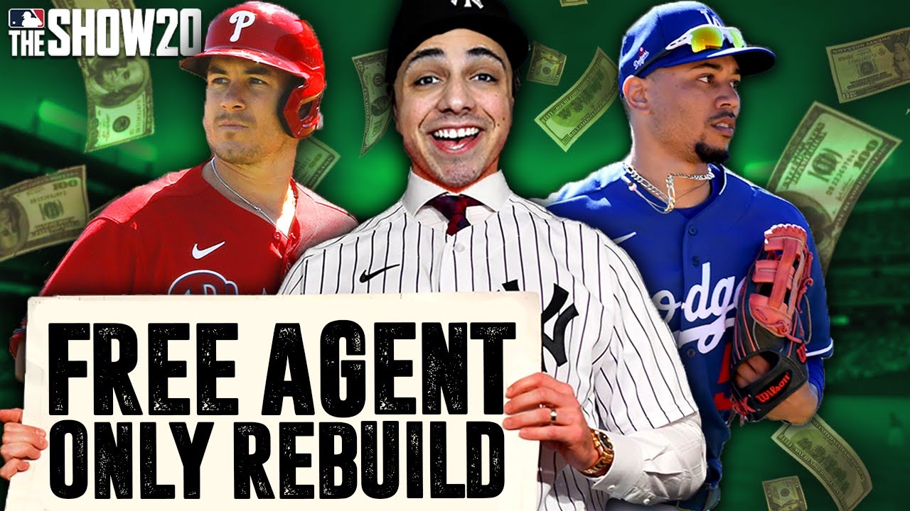 the FREE AGENT ONLY rebuild! | MLB the Show 20 Franchise - YouTube