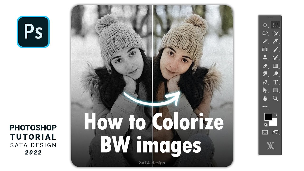 How to Colorize BW images in photoshop - YouTube