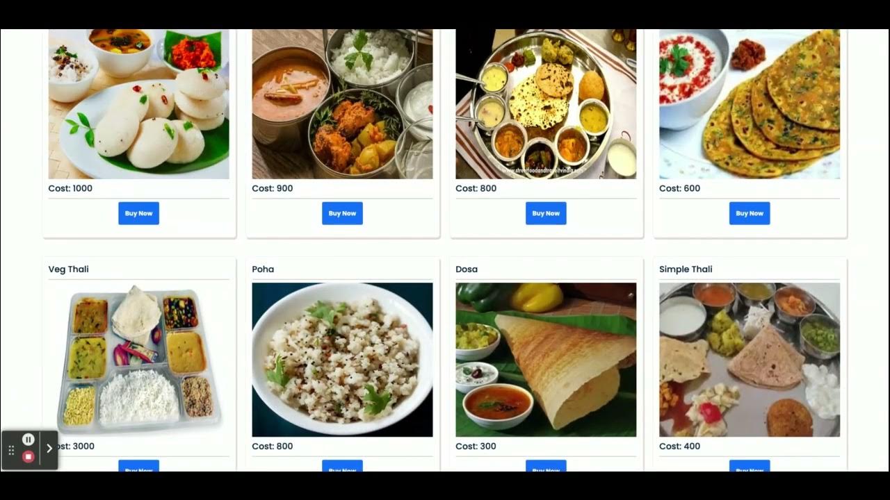 Tiffin Ordering System Mini Project Spring Boot Angular Project Spring Boot Crud Project